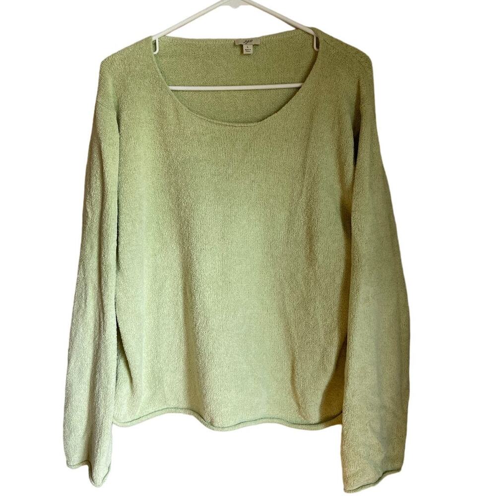 Preppy J Jill Cozy Oversized Plush Boat Neck Pull Ove… - Gem